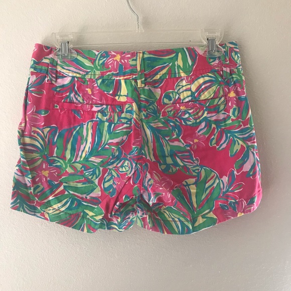 Lilly Pulitzer | Shorts | Lilly Pulitzer Callaghan Shorts Bright Floral ...